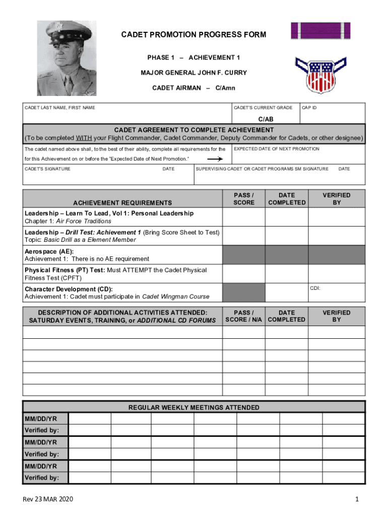 Fillable Online alwg cap Cadet grades and insignia of the Civil Air ...