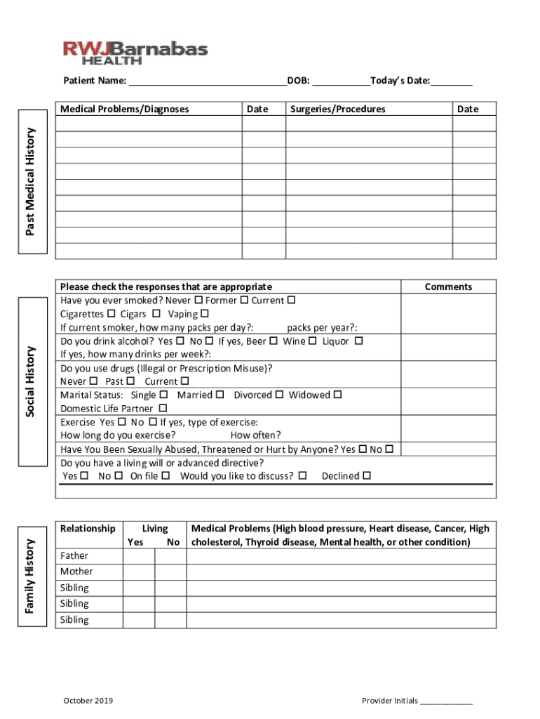 Fillable Online Requesting Medical Records RWJ University Hospital ...