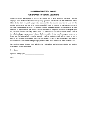 Fillable Online View Form - UA Local 421 Fax Email Print - pdfFiller