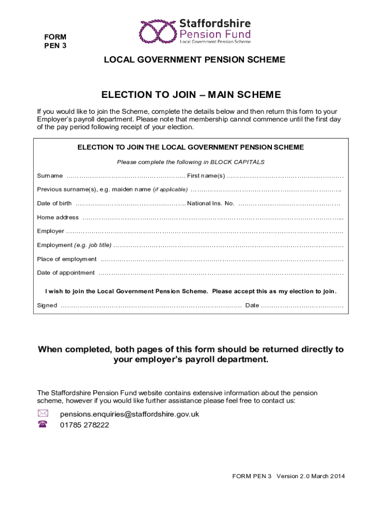 Fillable Online Govt. Pension Forms in Fillable PDF - Karvitt Fax Email ...