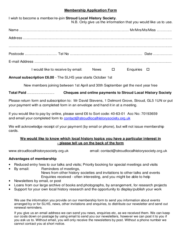 Fillable Online Writing a Membership Offer Letter (With 8+ Samples and ...