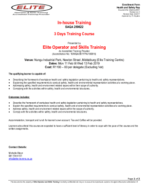 Fillable Online PDF First Line Supervisory Elite Operator and Skills ...
