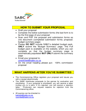 Fillable Online Proposal Submission Form TemplateFormsiteHow to Write a ...