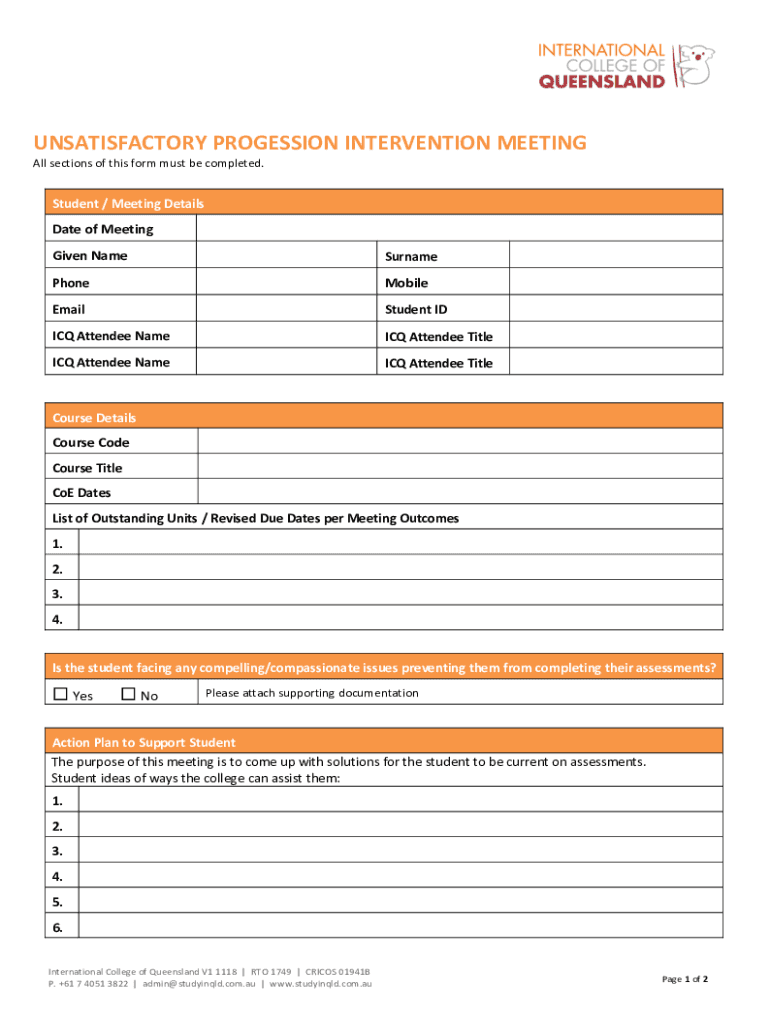 Fillable Online FORMS USED IN THE STUDENT INTERVENTION TEAM ...