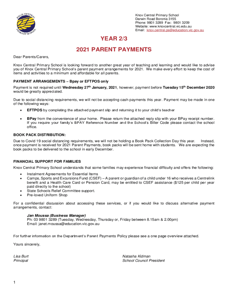 Fillable Online Darwin Road Boronia 3155 Fax Email Print - pdfFiller