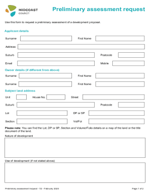 Fillable Online Preliminary Assessment - Partner Engineering and ...