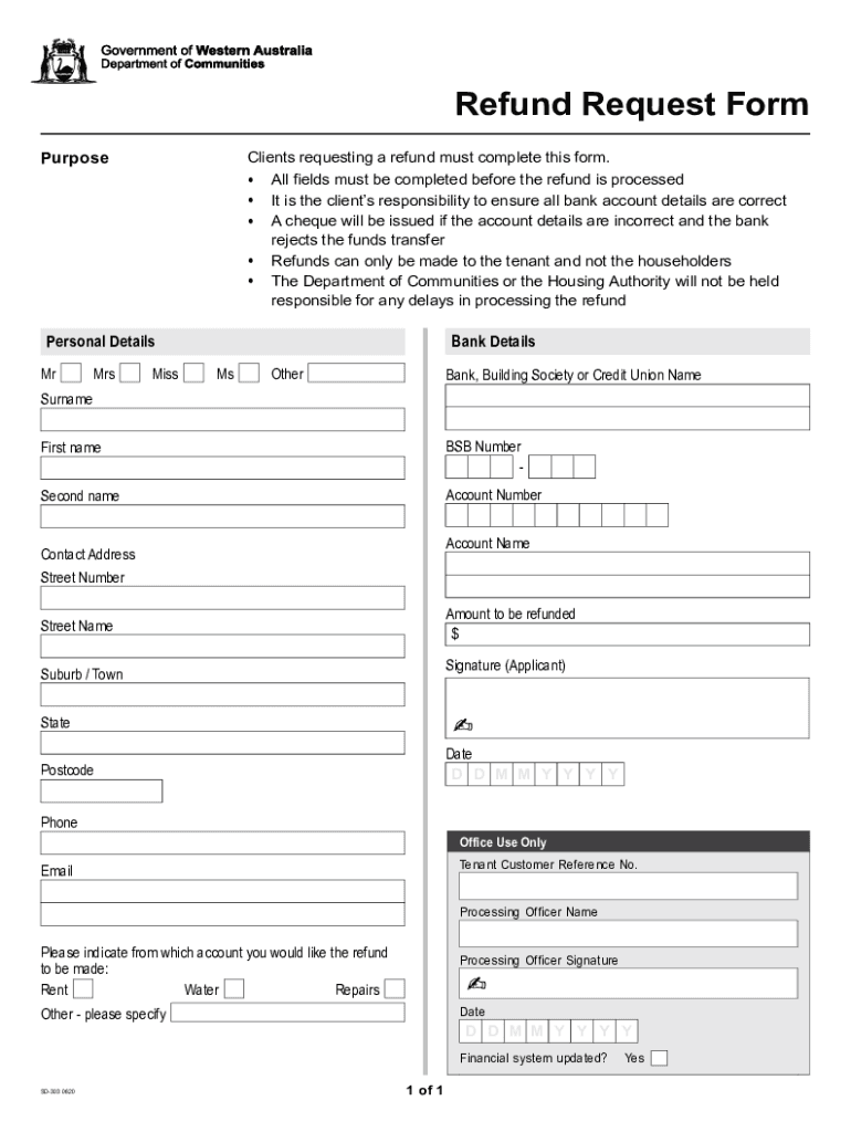 Fillable Online Refund Request Letter (Template & Samples) - Doc FormatsUse This Sample Letter ...