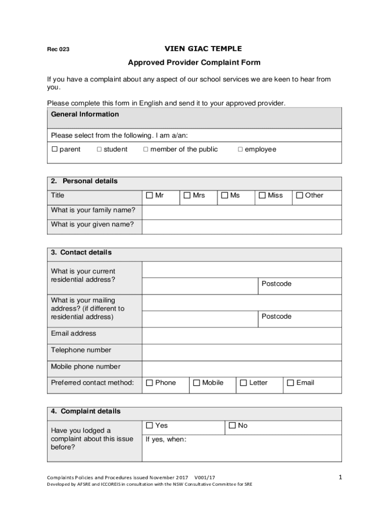 Fillable Online HOW TO FILE A COMPLAINT - VA.gov Home Fax Email Print ...