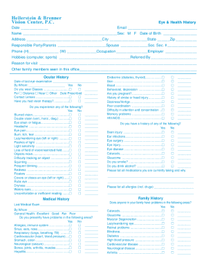 Fillable Online 277289 Eye Health Fax Email Print - pdfFiller