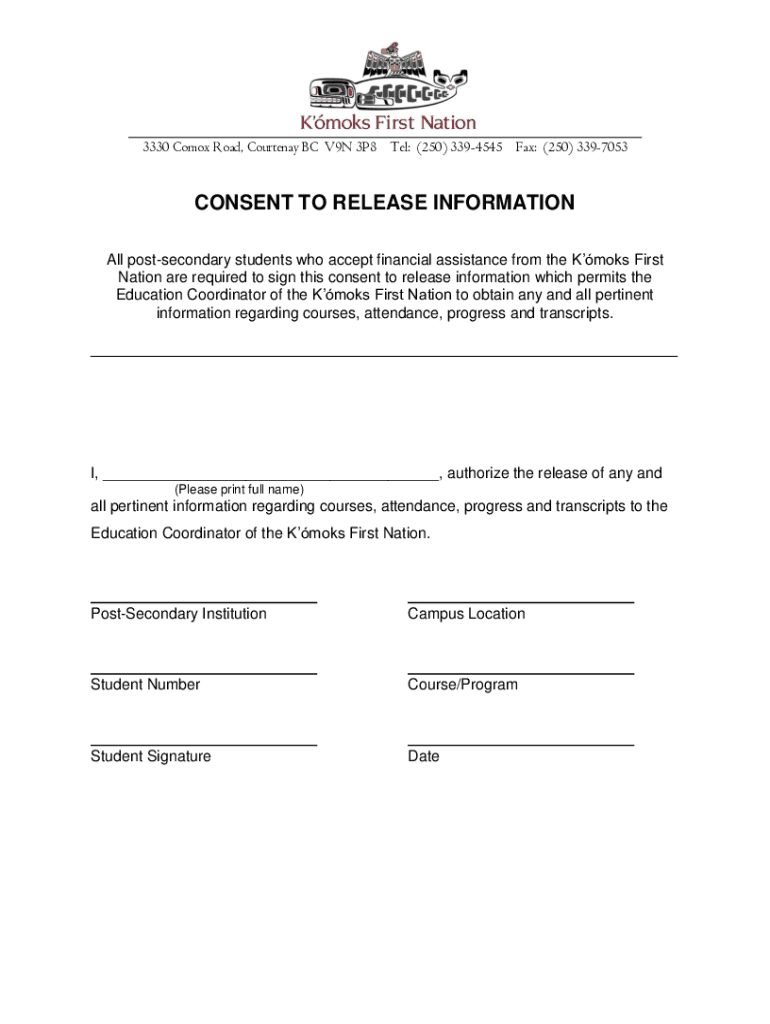 Fillable Online Authorization For Medical Records Form Health Fax Email ...