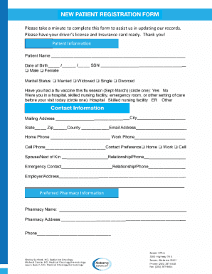 Fillable Online Patient Name -----------------------------Date of Birth / / SSN Fax Email Print ...