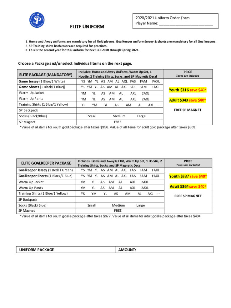 Fillable Online UNIFORM FORMS 2020PDF.docx Fax Email Print - pdfFiller