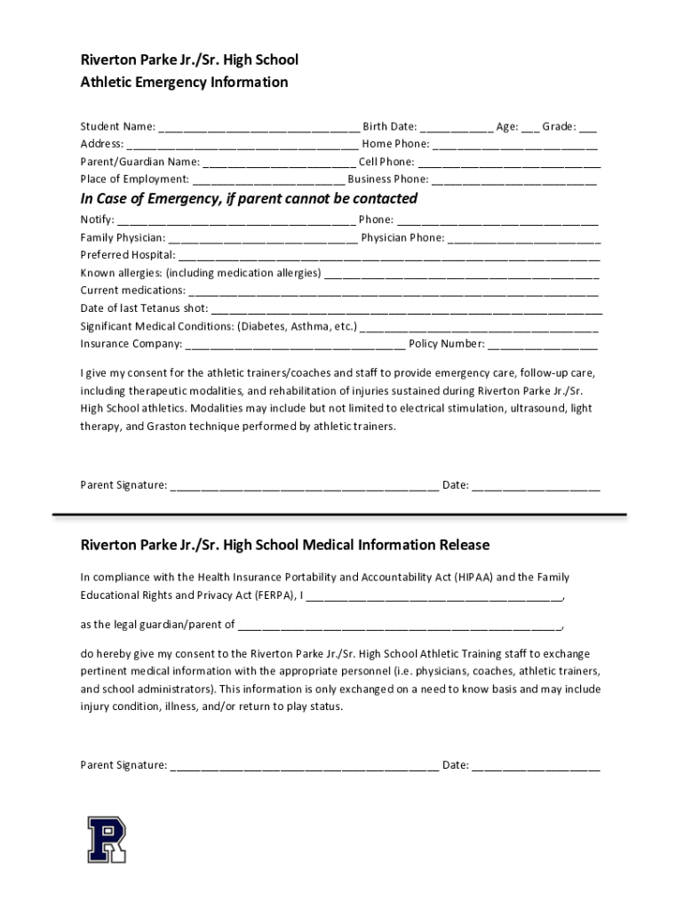 Fillable Online StudentName:BirthDate:Age:Grade: Fax Email Print - pdfFiller