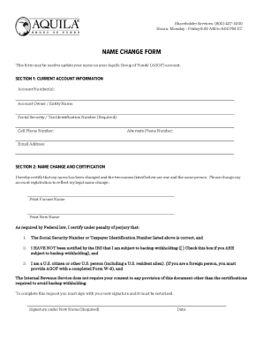 Fillable Online Name/SSN Change Form - Auxiliary Services Fax Email ...