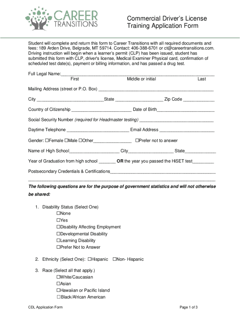 Fillable Online First Aid / CPR Training Application Form - Career ...