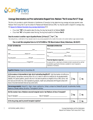 Fillable Online Coverage Determination and Prior Authorization Request ...