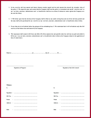 Fillable Online 15 Loan Agreement Form English B Fax Email Print ...