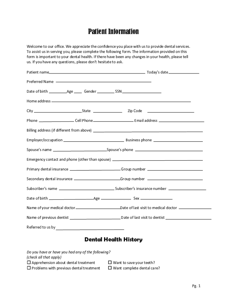 Fillable Online 5 New Patient Welcome Letters That Increase Engagement ...