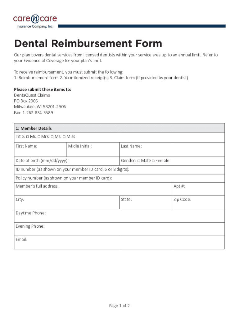 Medical Dental Reimbursement at Nathan Oneill blog