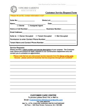 Fillable Online CG4 - CSR Form.pdf Fax Email Print - pdfFiller