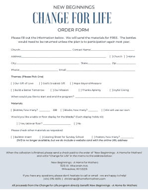 Fillable Online New Beginnings-Making a Plan Worksheet Fax Email Print ...