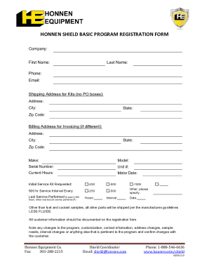 Fillable Online Fillable Online Shield Basic Registration Form v61 ...