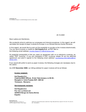 Fillable Online Invoice Agreement Huf Espana EN.docx Fax Email Print ...