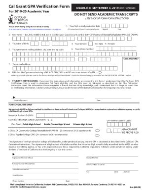 Fillable Online Gpa Verification Form Pdf - Fill Online, Printable ...