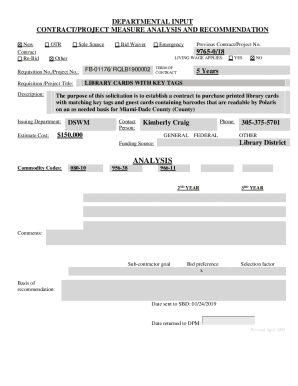 Fillable Online LIBRARY CARDS WITH KEY TAGS The ... - Miami-Dade County ...