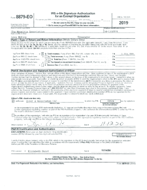 Fillable Online About Form 8879-EO, IRS e-file Signature Authorization ...