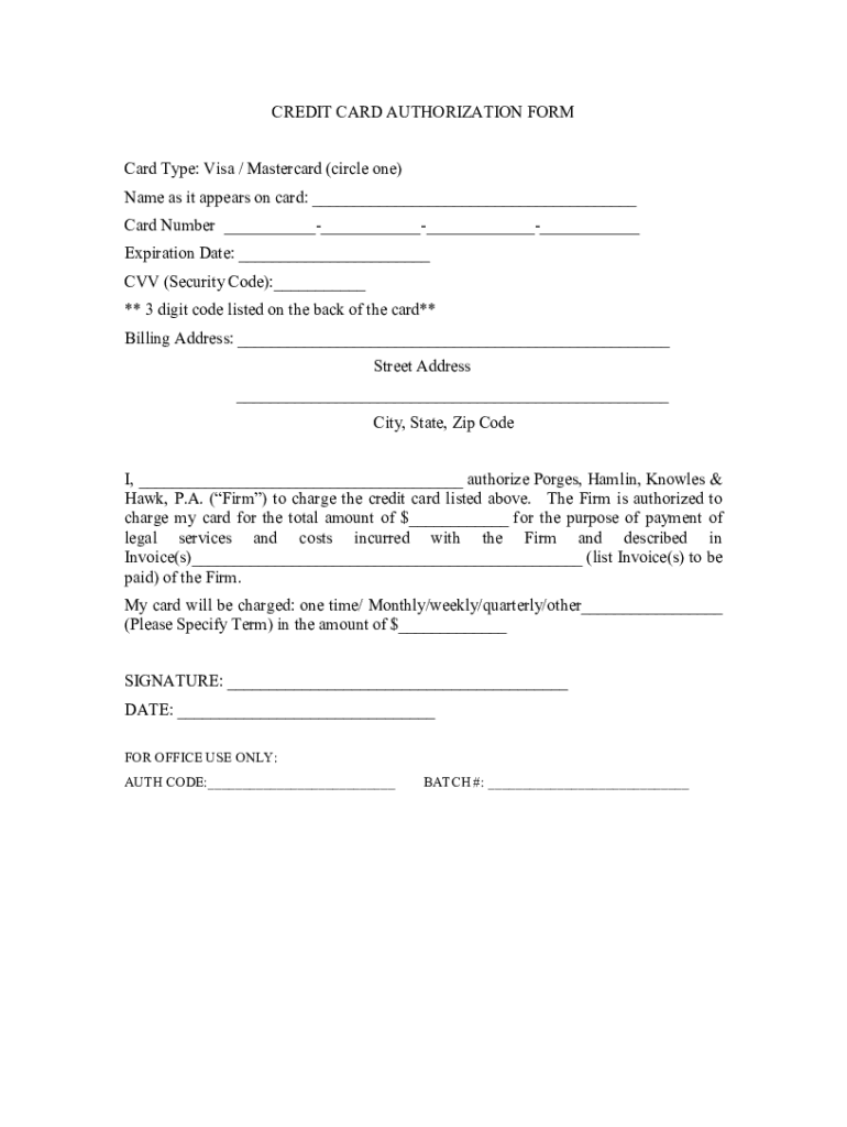 Fillable Online CREDIT CARD AUTHORIZATION FORM - SAG-AFTRA Fax Email Print - pdfFiller