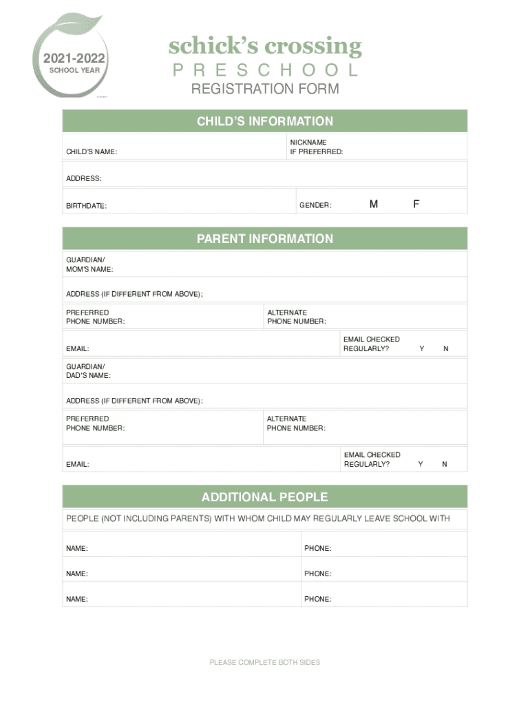 Fillable Online SCP Registration Form-2021 Fax Email Print - pdfFiller