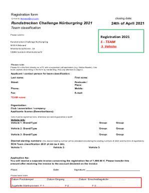 Fillable Online Team classification Fax Email Print - pdfFiller