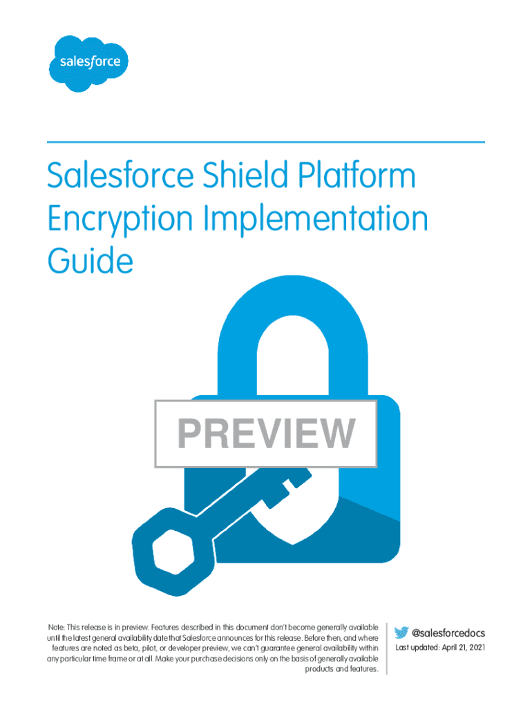 Fillable Online How Do I Deploy Shield Platform Encryption?Salesforce ... Fax Email Print ...