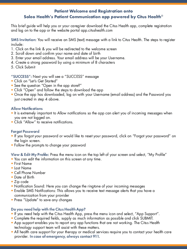 Fillable Online Soleo Health: Specialty Pharmacy & Home Infusion ...