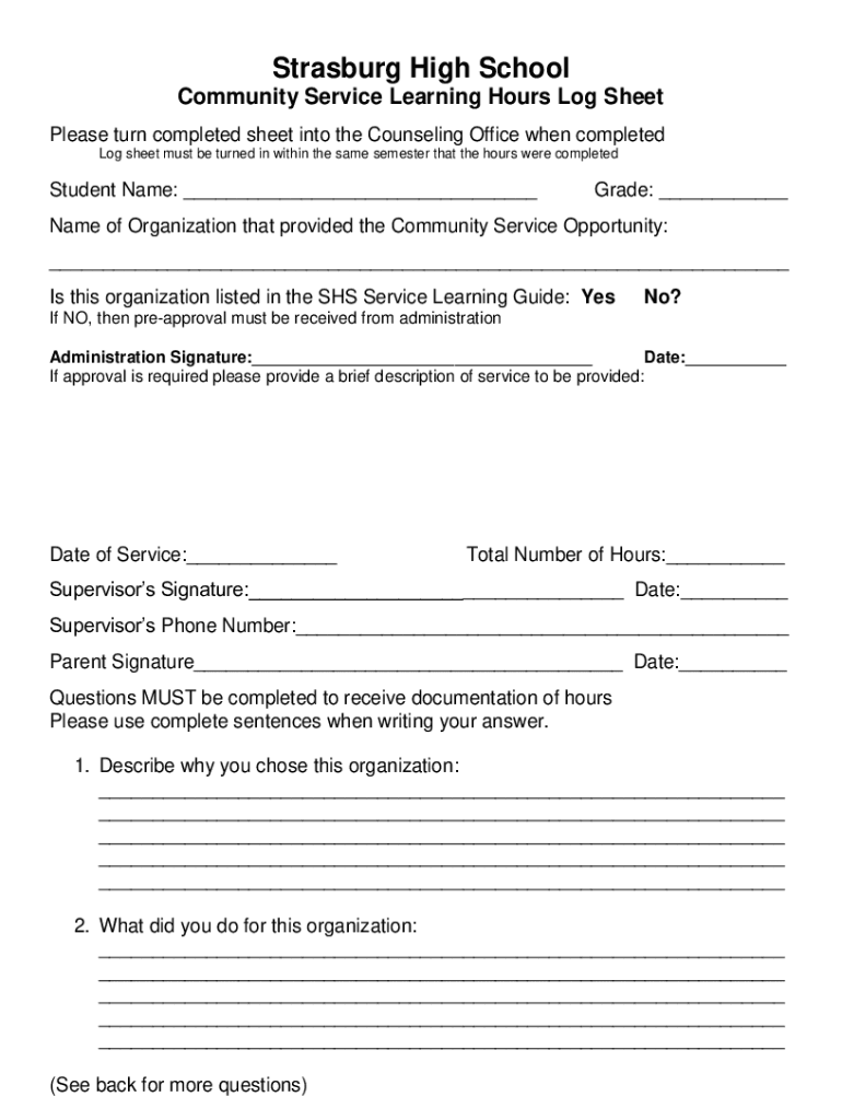 Fillable Online Home - Strasburg School District 31J - Strasburg High School Fax Email Print ...