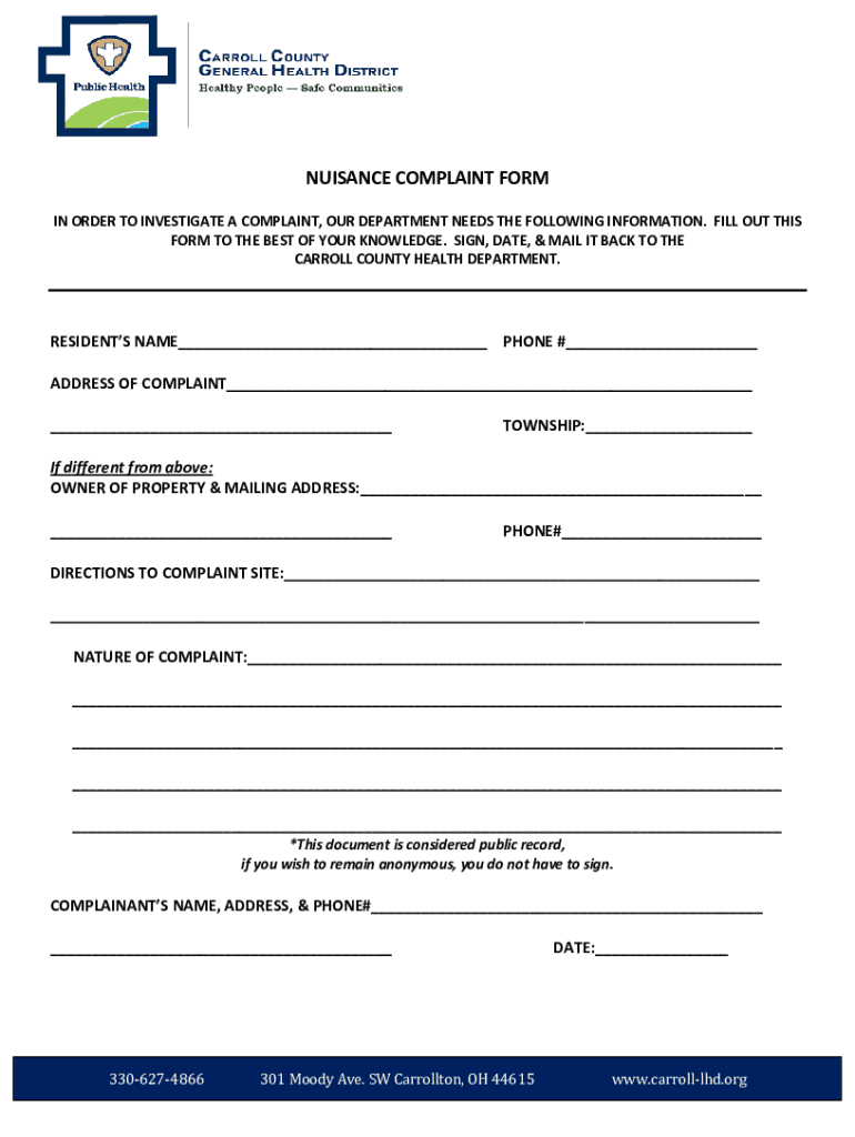 Fillable Online Property Rights: My Neighbor is a Nuisance ...