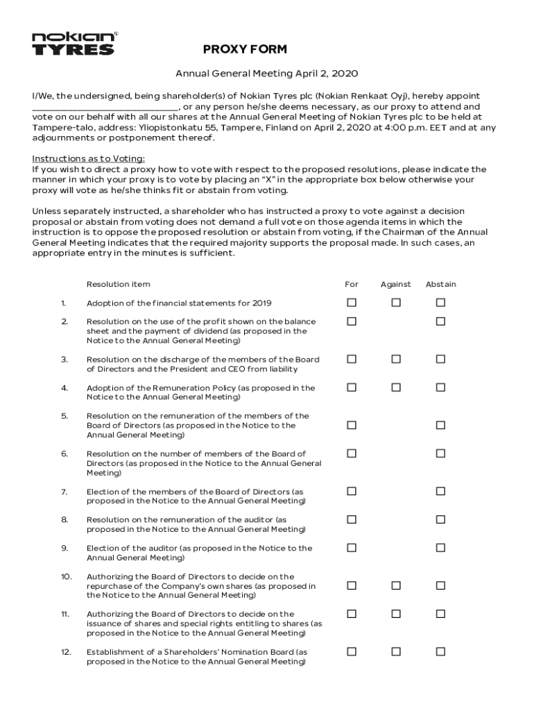 Fillable Online dc602r66yb2n9 cloudfront Proxy Form for Annual General ...