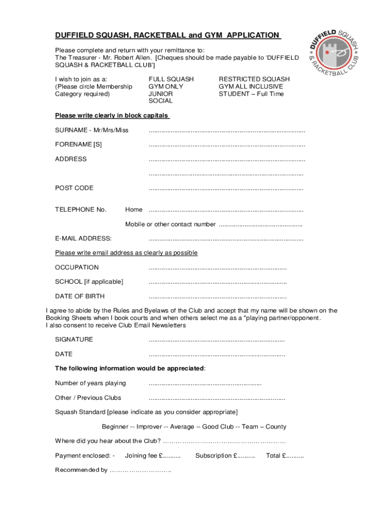 Fillable Online sites create-cdn DUFFIELD SQUASH & RACKETBALL CLUB ...