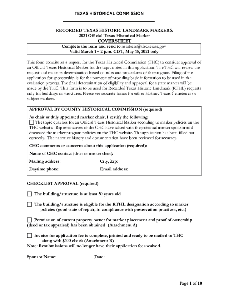 Fillable Online SAMPLE - thc.texas.gov Fax Email Print - pdfFiller