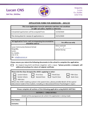 Fillable Online Lucan CNS Fax Email Print - pdfFiller