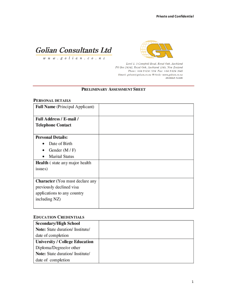 Fillable Online Forms required for Entry Level Suitability Assessment Fax Email Print - pdfFiller