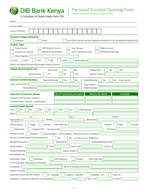 Fillable Online Company Bank Account Opening Request Letter to Branch ...