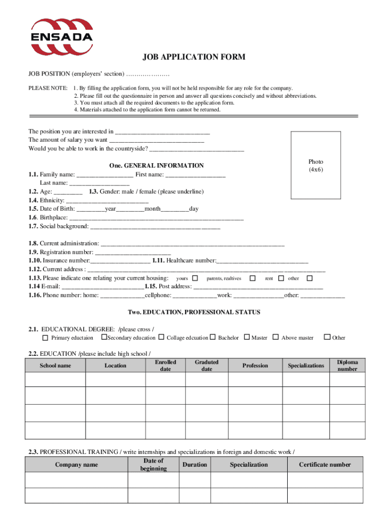 Fillable Online Get And Sign Bfs Job Application Form - eSign PDF with ...