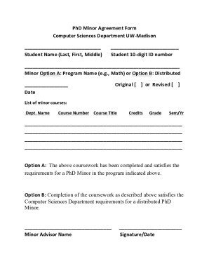 Fillable Online minor-agreement.docx Fax Email Print - pdfFiller