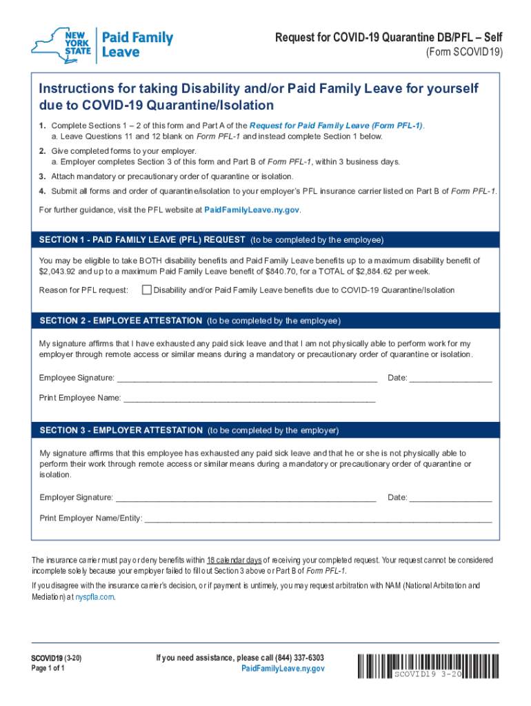 Fillable Online Fillable Online Request for COVID-19 Quarantine DB ...