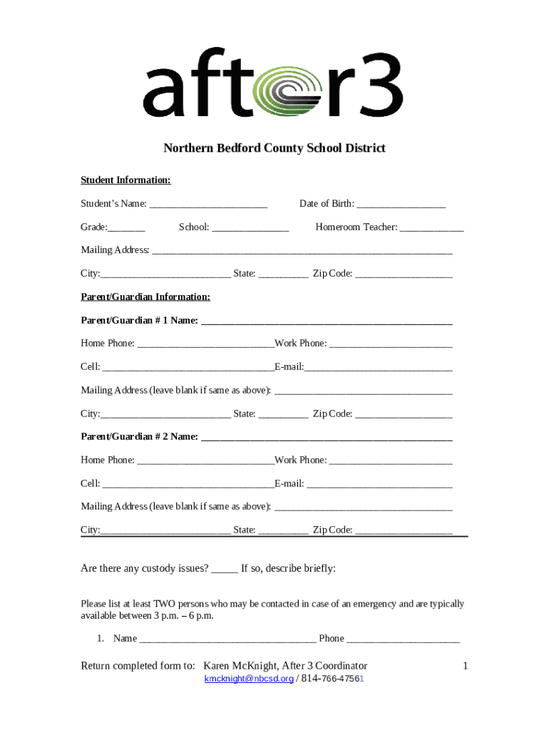 Student's Name: Date of Birth: Doc Template | pdfFiller