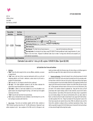 Fillable Online Lyft Headquarters Address & ContactAlviaLyft ...