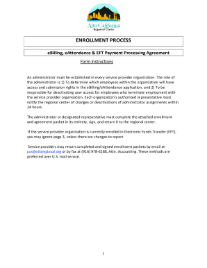 Fillable Online ENROLLMENT PROCESS - Alta California Regional Center ...