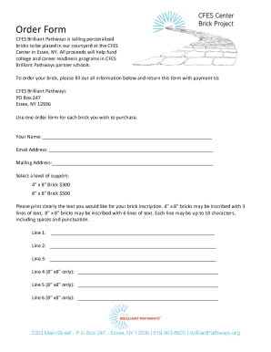 Fillable Online Paper Order Form.docx Fax Email Print - pdfFiller